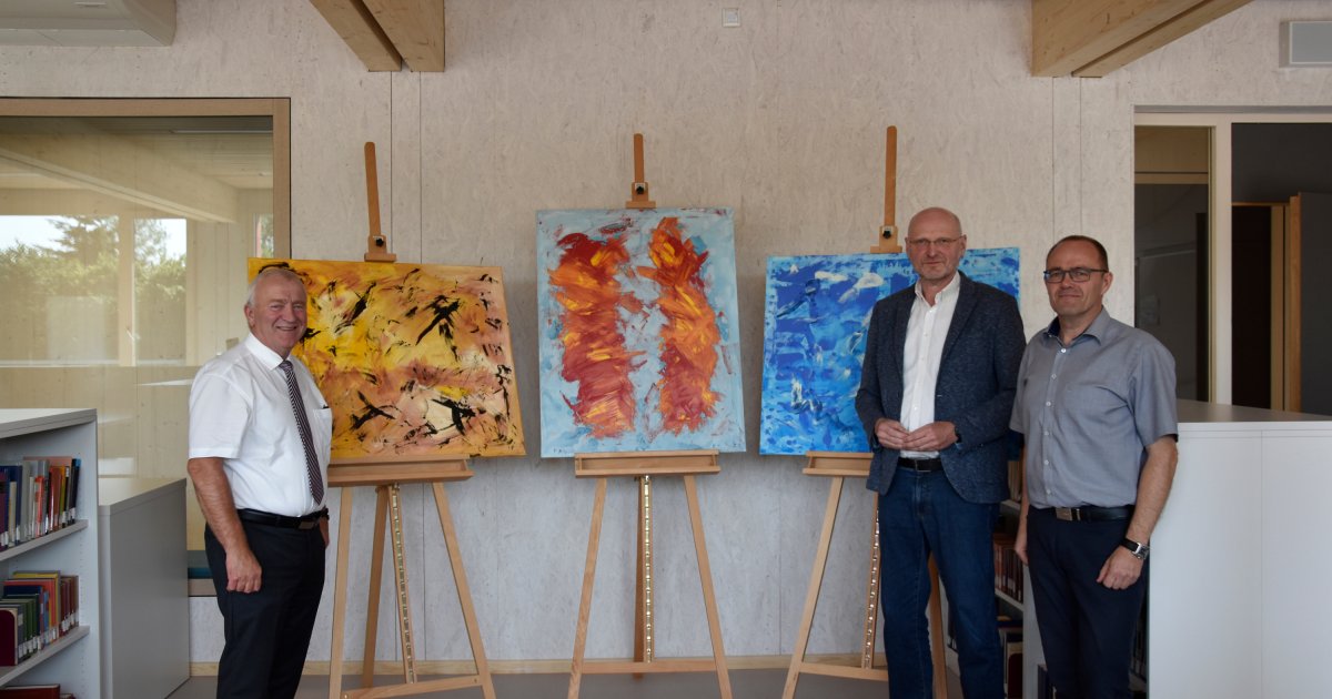 Maler Raymond Pauquet: Werke - Schenkung an die VG Prüm und das Regino ...